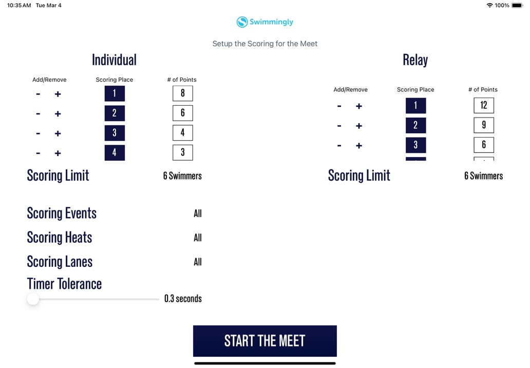 How Do I Adjust The Scoring Configuration (during or after the meet) on ...